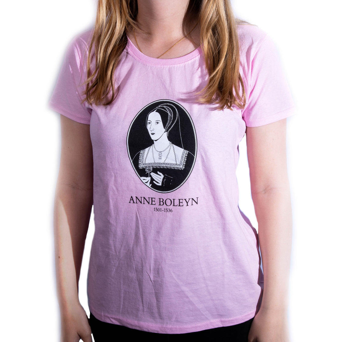 Anne Boleyn T Shirt Pink – Hever Castle Shop